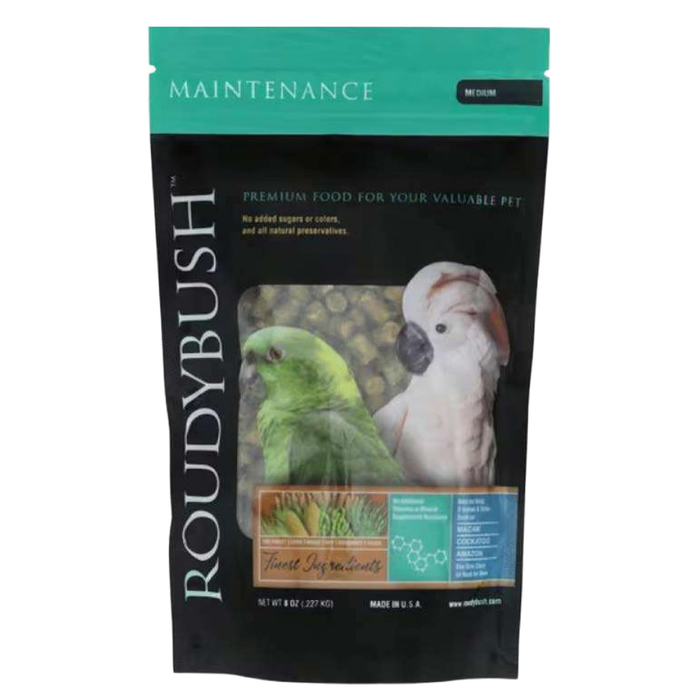 Roudybush Daily Maintenance Medium, 8 oz – BirdieBoutique.com